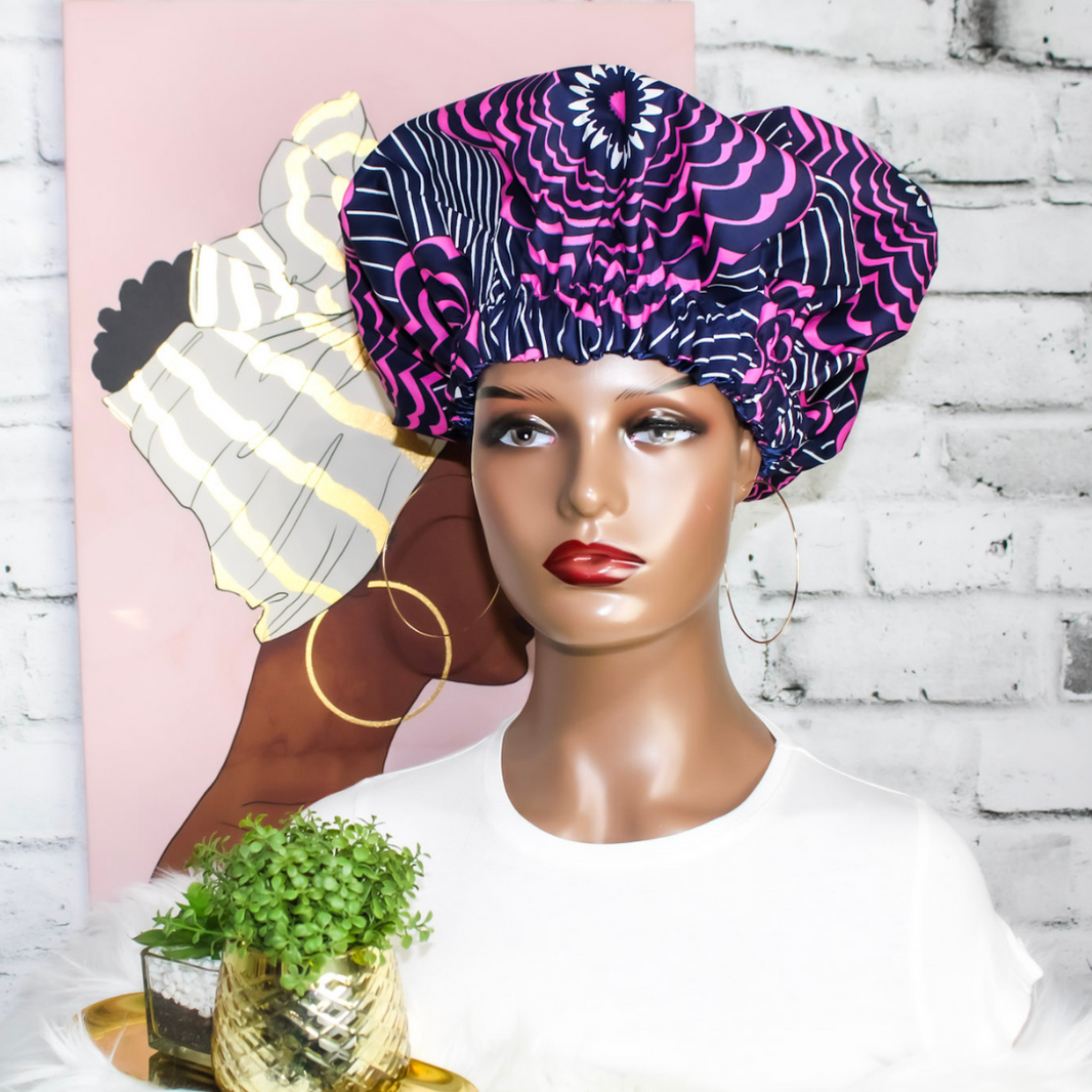 African Print Hair Bonnet Collection – Rayne Hair Essentials