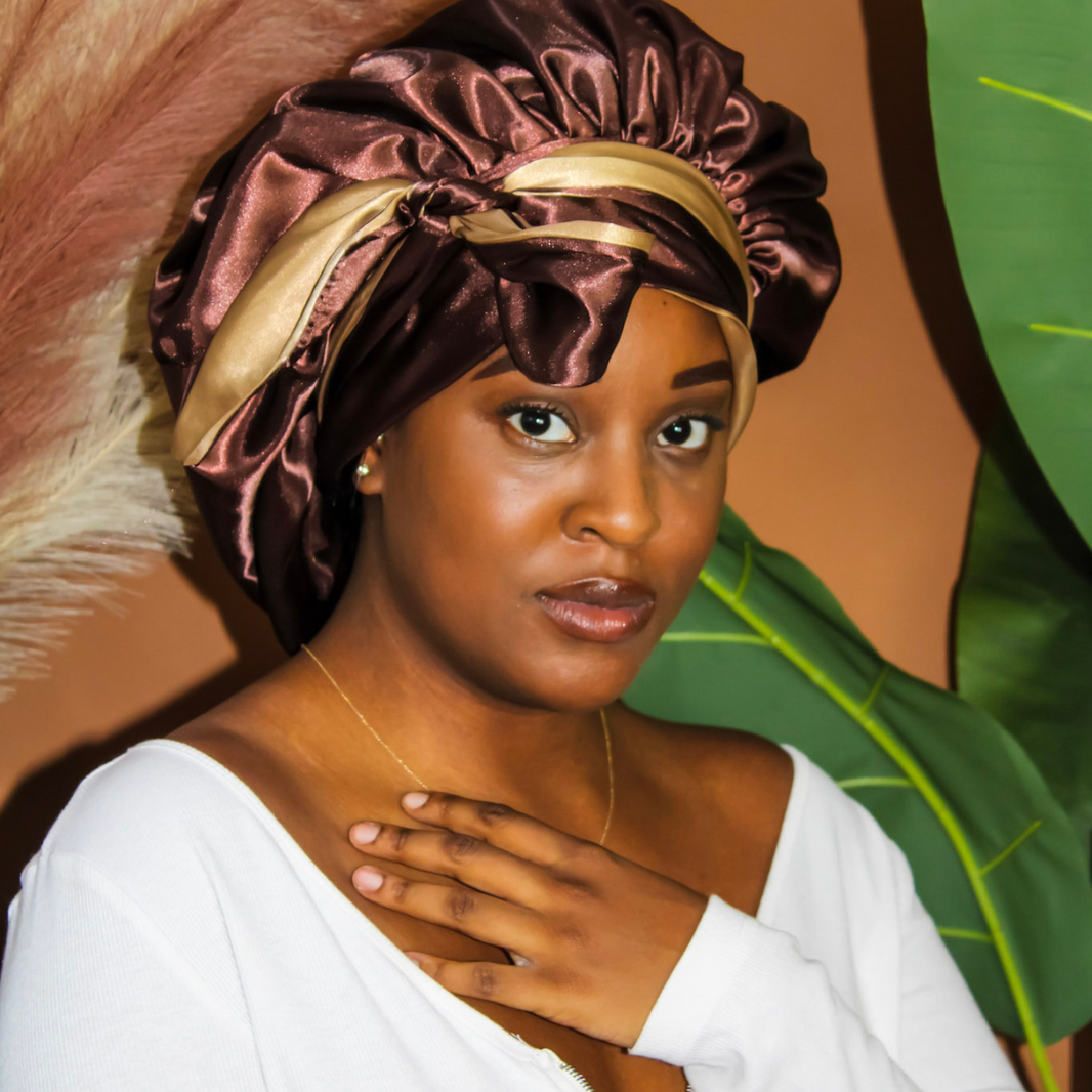 Elastic Free Satin Bonnet Collection – Rayne Hair Essentials