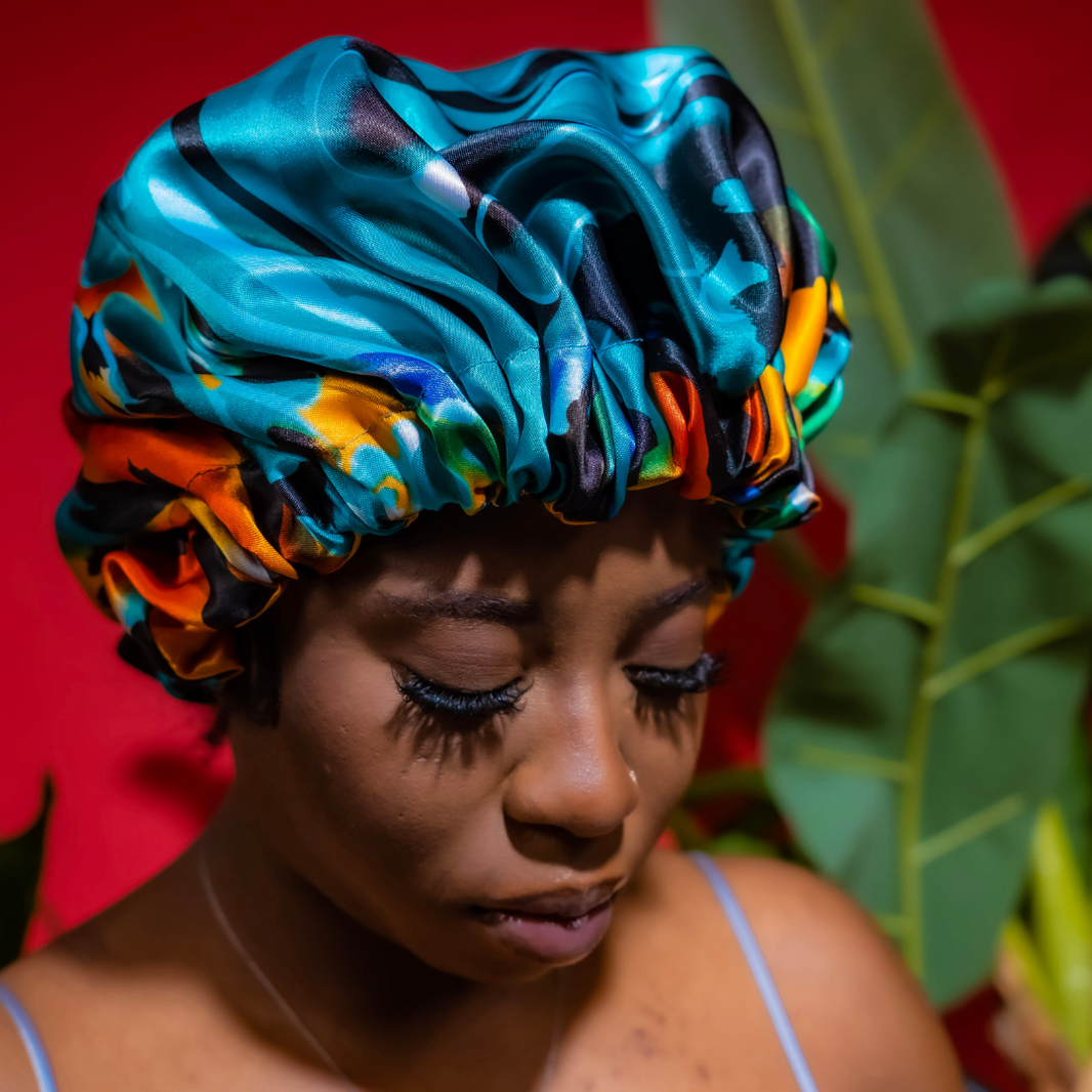 Satin Hair Bonnet for Natural Hair – Rayne Hair Essentials